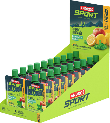 Andros Gourde hydragel 90g | 1.65 € - Culture Vélo